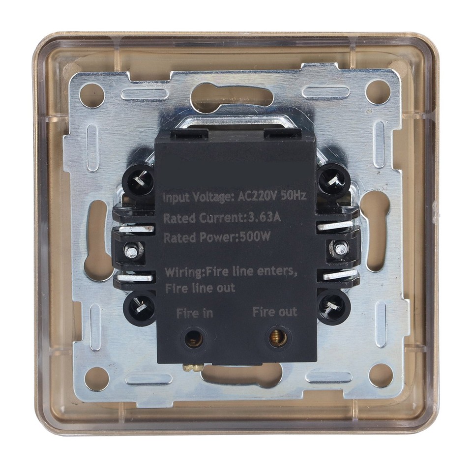 Dimmer Light Switches Elegant Scratch Proof Durable Brushed Brass ...