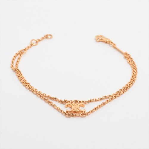 Celine Triomphe suspenders Bracelet GP Gold | eBay