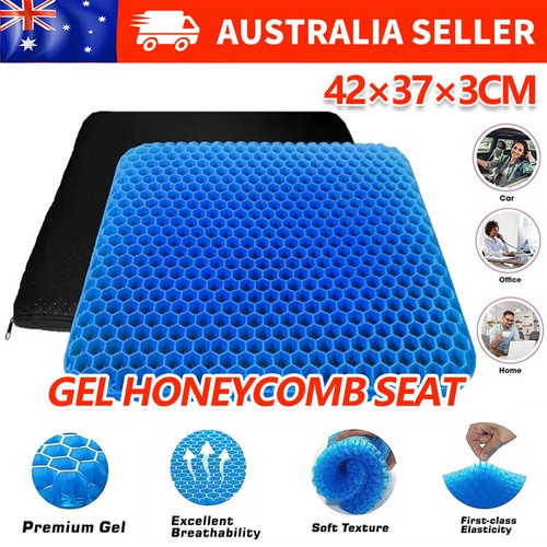 Double Layer Gel Honeycomb Seat Comfort Support Cushion Cooling Flex ...
