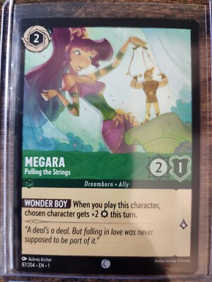 Disney Lorcana TCG First Chapter Megara Pulling the Strings Common #87 ...