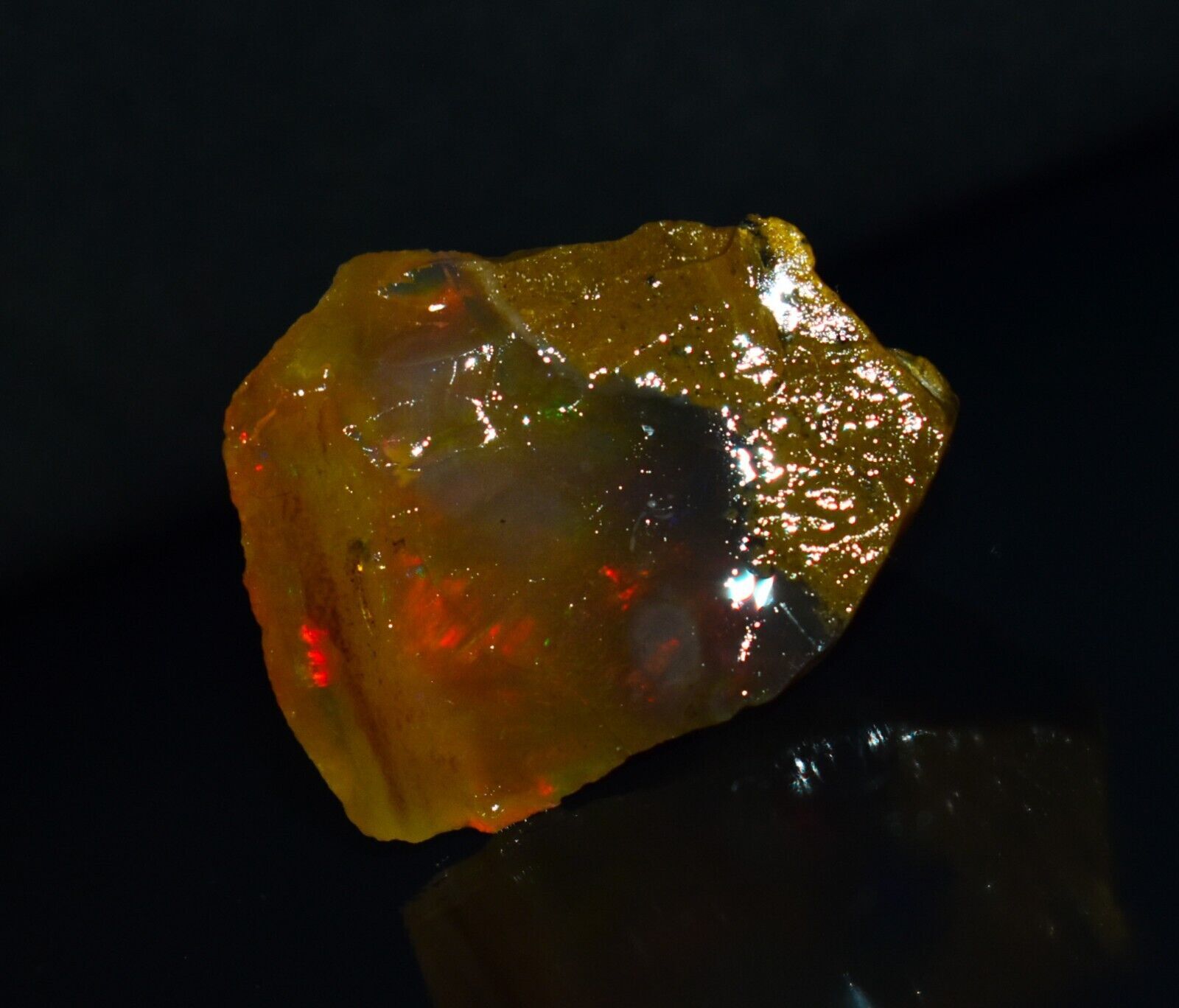 Red Opal Rough 59.20 Carat Natural Ethiopian Opal Raw Welo Opal ...