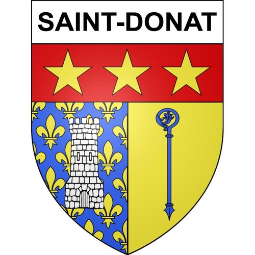 Saint-Donat 63 ville sticker blason écusson autocollant adhésif | eBay