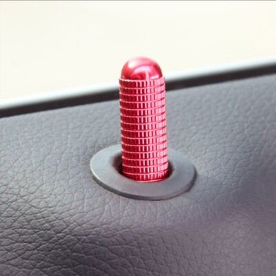 4x Metal Car Door Lock Pin Knob Cover Trim For Benz C W204 2008-2014 ...