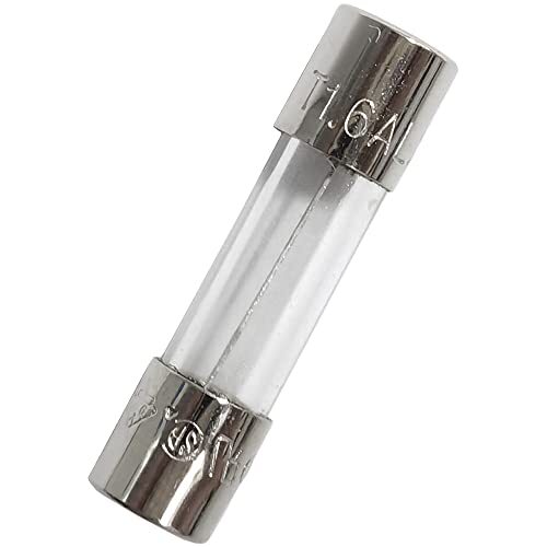 20 pcs T1.6AL250V Glass fuses Slow-Blow 5x20mm Time-Lapse 1.6 AMP | eBay