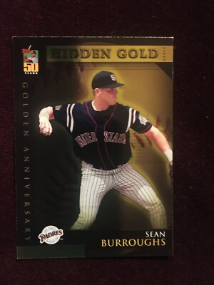 2001 Topps Golden Anniversary Padres Sean Burroughs Card GA36 | eBay