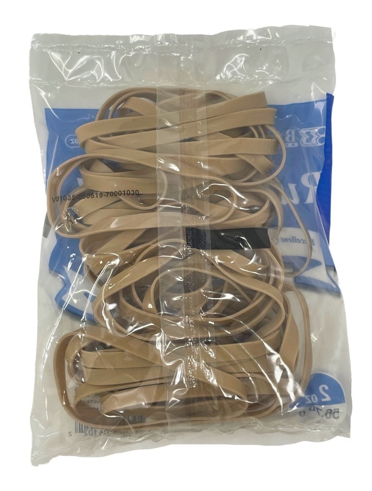 Rubber Bands #64 Postal Size 3.5in X 0.25in Heavy Duty Made in USA ...