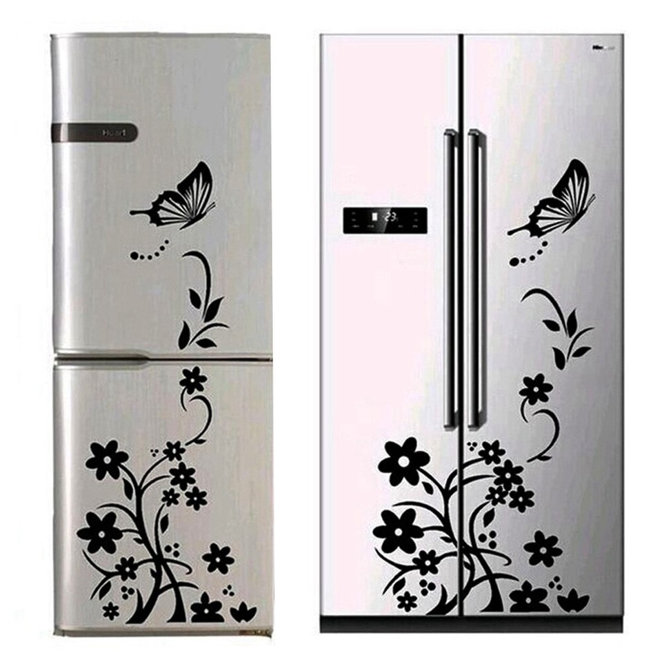 Creative Refrigerator Sticker Wall Stickers Art Mural Decor Wallpaper ...