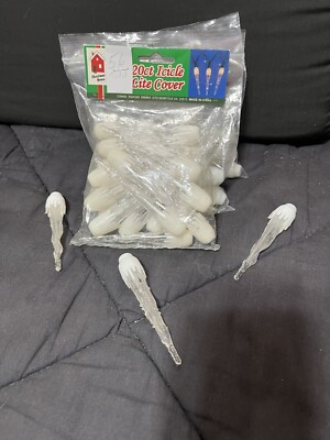 56 Plastic Icicle Miniature Christmas Light Covers | eBay