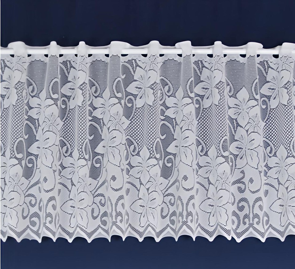 Cafe Net Curtains 16 finest Design 3 drops - Sold by width - Free ...