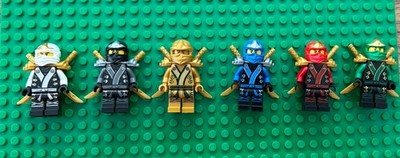 Lego Ninjago The Final Battle Jay Kai Cole Zane Lloyd Minifigures Lot ...