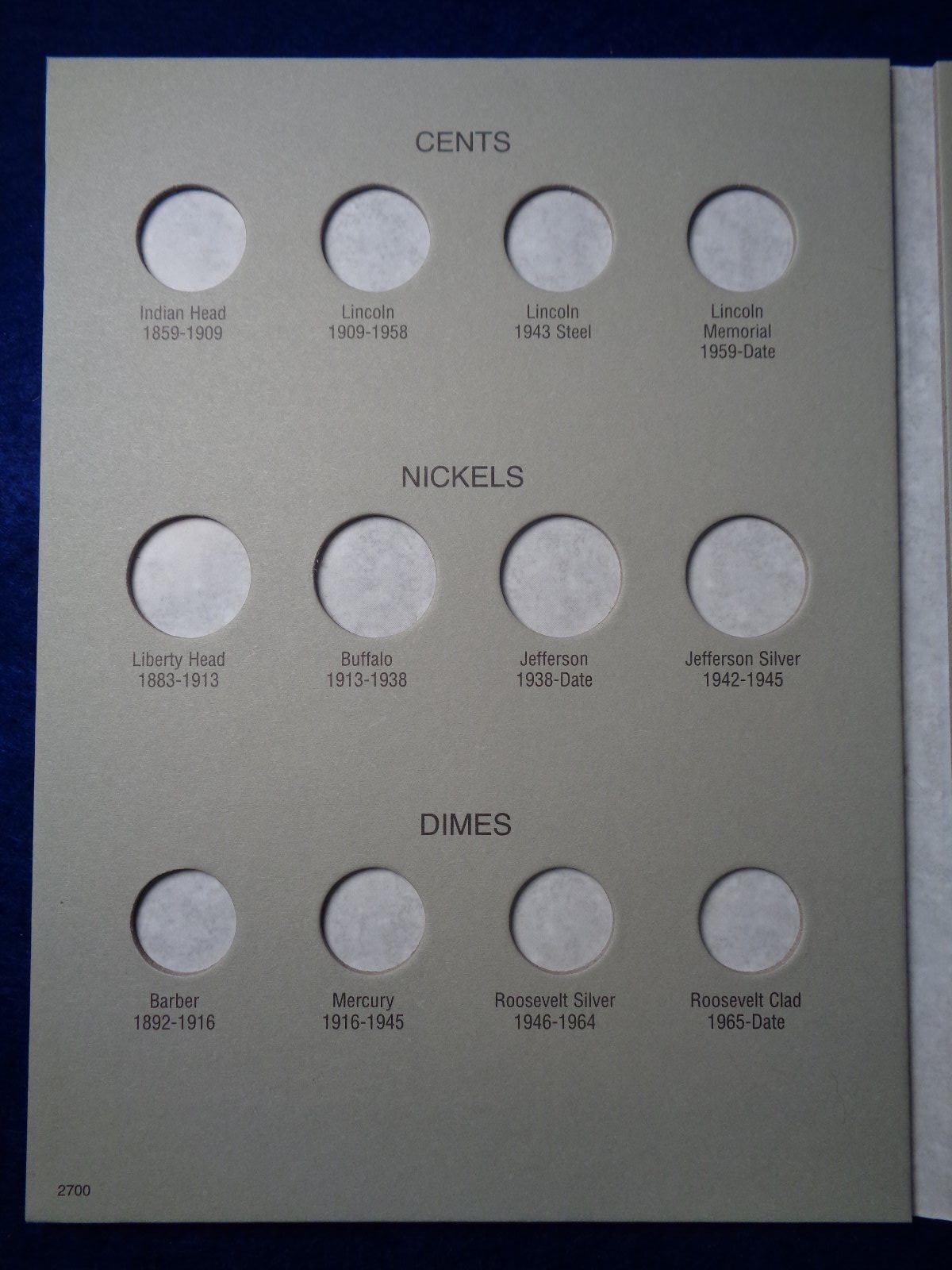 H.E. Harris Coins Of The 20th Century Coin Folder, Album Book #2700 | eBay