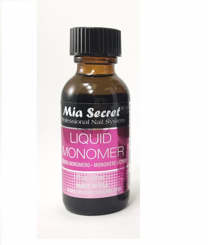 Mia Secret Liquid Monomer 1oz / 2oz / 4oz / 8oz / 16 oz /32 oz -CHOOSE ...