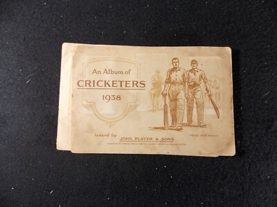 D1 Players Cigarette Cards Cricketers 1938 Complete Set 50 in Album | eBay
