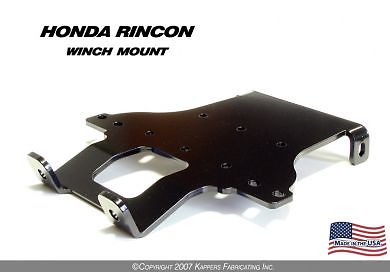 Kfi 2500 Lb Winch Set And Mounting Kit To Fit Honda Rincon 680 2006 ...