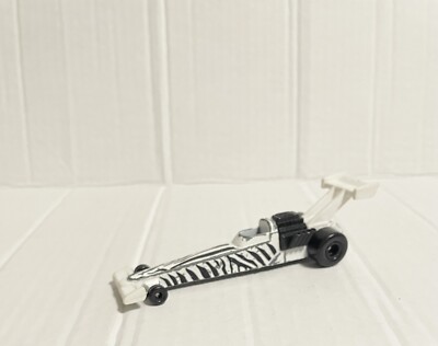 1993 Hot Wheels Mattel Zebra Striped Dragster Top Fuel Drag Racer ...