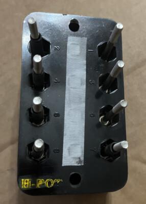 General Electric Type PK-2 Test Block PK-TAT Test Volts | eBay