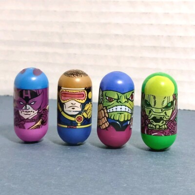 Mighty Beanz MARVEL 13 Cyclops 20 Annihilus 30 Hawkeye 43 Super Skrull ...