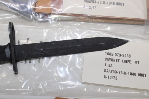 Original US Military Issue Vietnam Era US M7 Rifle Knife IMPERIAL New ...