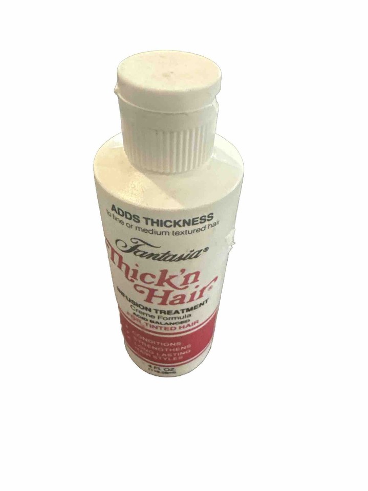 Fantasia Thick'n Hair Infusion Treatment Creme Formula Vintage 4 Oz ...