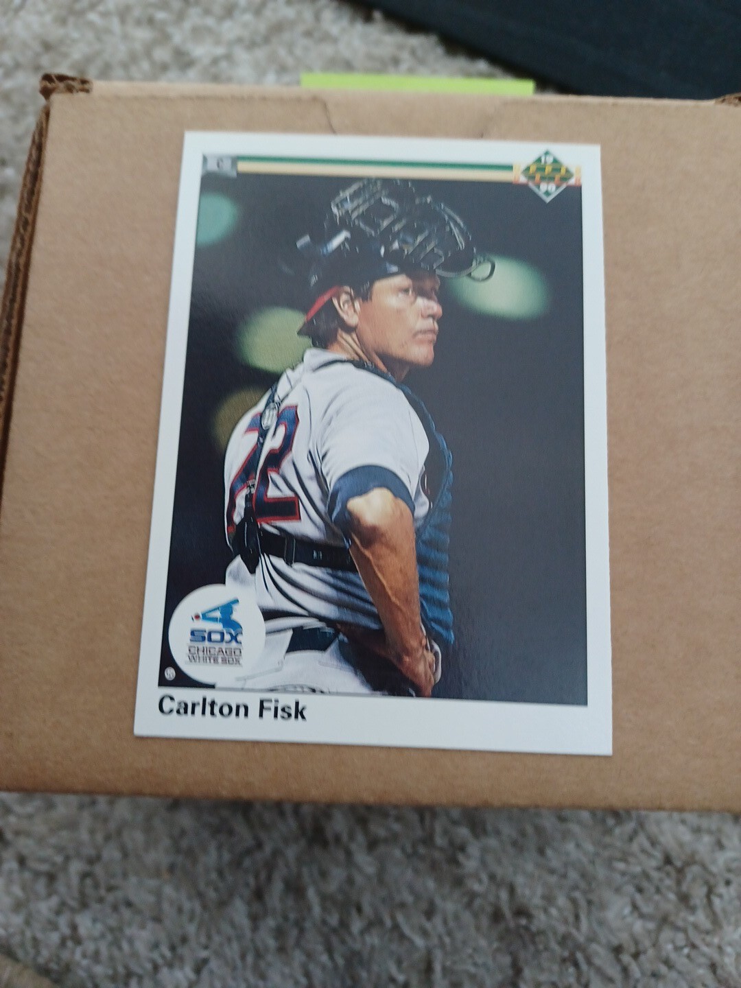 CARLTON FISK 1990 Upper Deck # 367 Baseball Card WHITE SOX 90 HOF | eBay