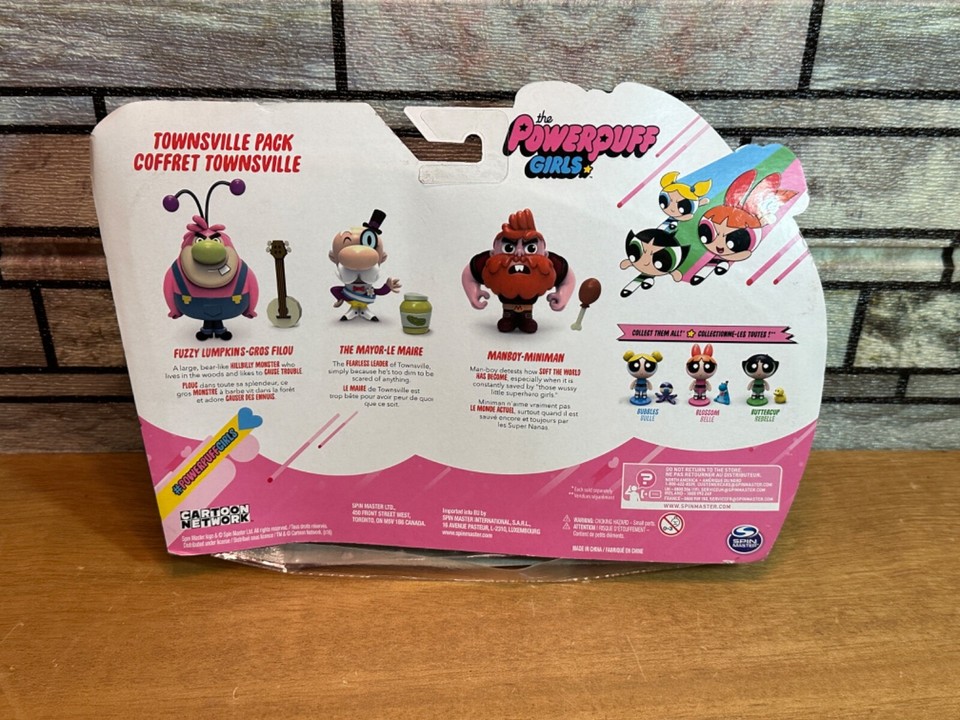 Powerpuff Girls Figure Townsville Coffret Pack, We Ship Daily USPS ...