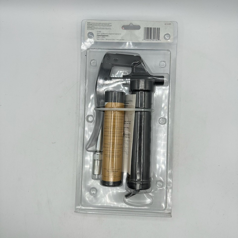 PLEWS LubriMatic Grease Gun Kit Handi Gun Multi Purpose Lubrication ...
