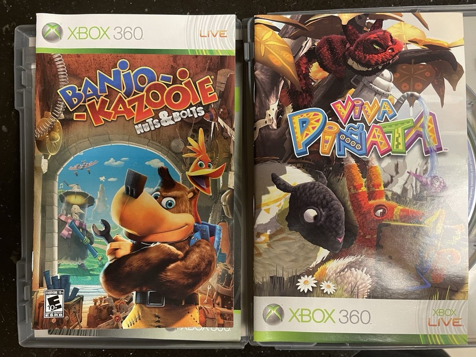 Xbox 360 Banjo-Kazooie/Viva Pinata Platinum Hits 2010 Complete in Box ...