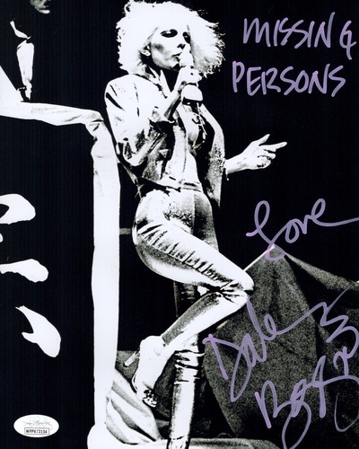 DALE BOZZIO Signed 8x10 Photo MISSING PERSONS Lead Singer Autograph JSA ...