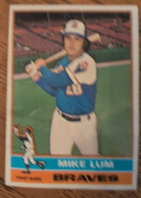 Mike Lum Atlanta Braves 1976 Topps Baseball Card #208 MINT | eBay