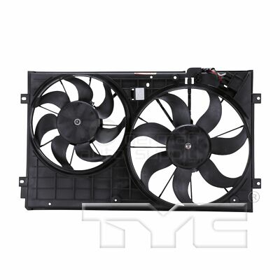TYC Dual Radiator and Condenser Fan Assembly 621490 1KM121205 for ...