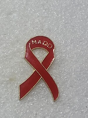 MADD Mothers Against Drunk Drivers Driving Red Robin Enamel Lapel Pin ...