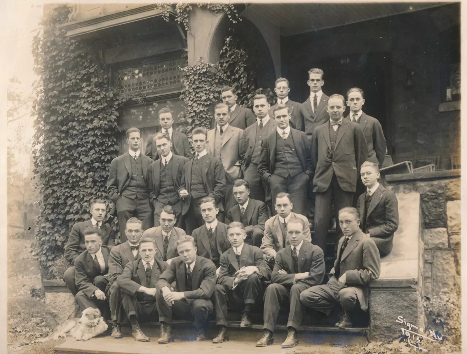 1914 SENIOR ENGINEERS FOOTBALL TEAM UNIVERSITY OF MICHIGAN 8X10 PHOTO ...