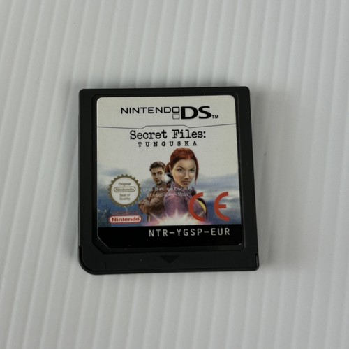 Secret Files Tunguska Nintendo DS Game Cartridge Only Tested Working ...