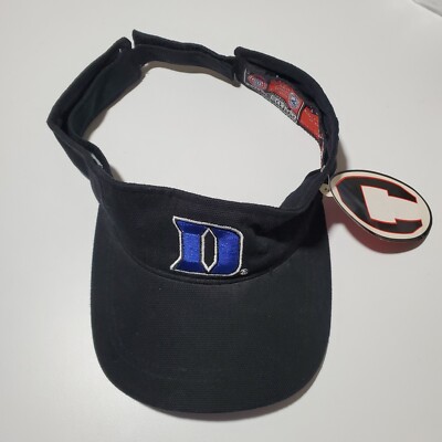 Duke University Visor Cap Golf Style Strap Blue Devils NWT | eBay