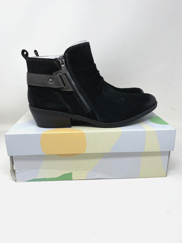 Earth Origins Womens 11 Collette Callista Black Suede Boots Booties ...