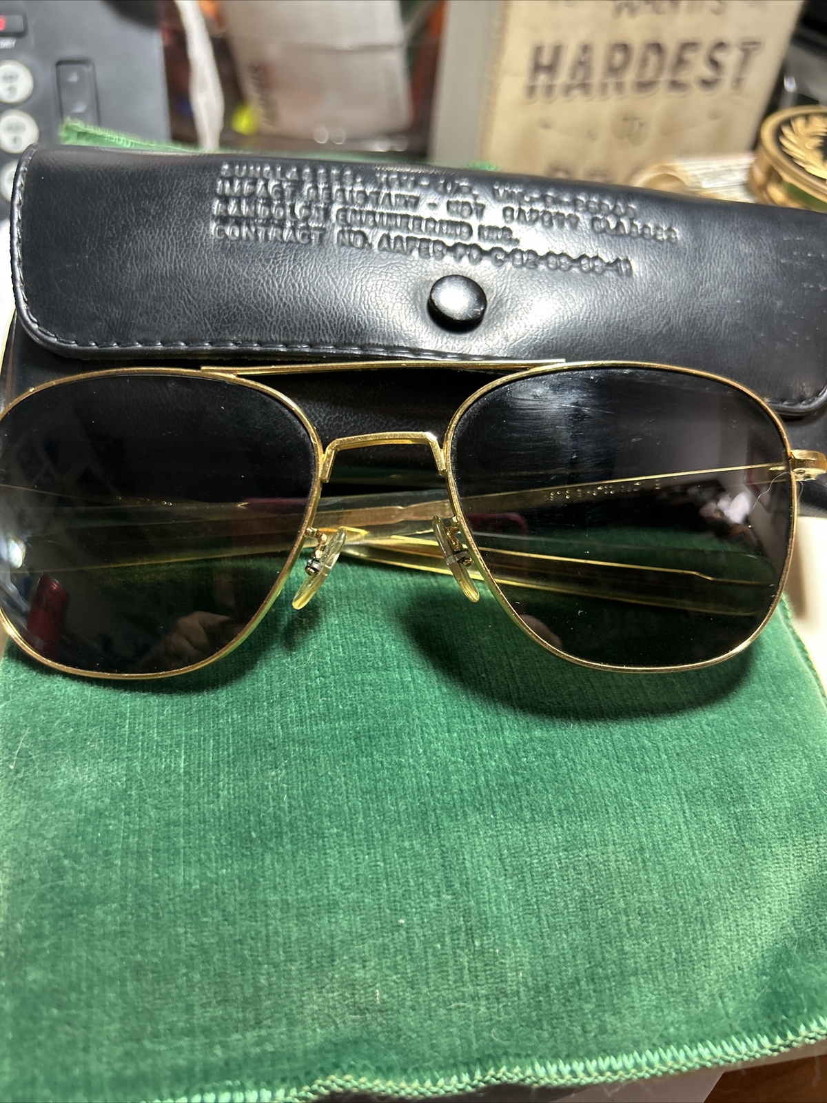 RANDOLPH ENGINEERING 5 1/2 R/E USA VINTAGE RARE SUNGL… - Gem