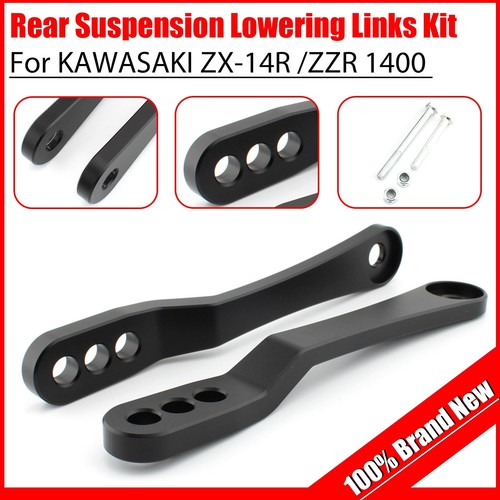 2x Rear Suspension Lowering Links Kit For Kawasaki ZX-14R 06-11 ZX-14R ...
