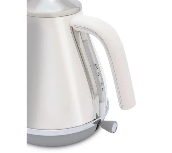 De'Longhi KBOC3001.W Jug Kettle Micalite Stylish Gloss White Rapid Boil ...