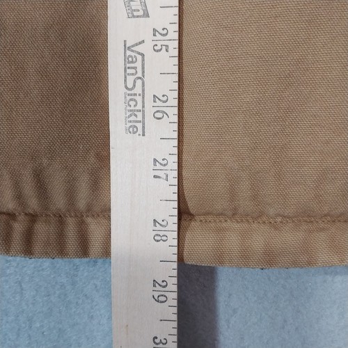 Brazos Work Force Gate Keeper Sherpa Lined Canvas Vest Size Large Brown ...