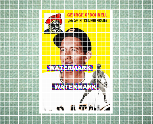 George O'Donnell Pittsburgh Pirates 1954 Style Custom Baseball Art Card ...