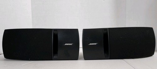 TWO (2) BOSE 161 SPEAKERS BLACK SILVER LOGO BOOKSHELF SYSTEM RIGHT ...