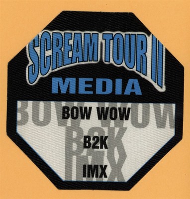 Bow Wow 2003 Scream Tour II Concert Tour MEDIA Backstage Pass | eBay