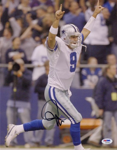 Tony Romo SIGNED 11x14 Photo Dallas Cowboys PSA/DNA AUTOGRAPHED | eBay