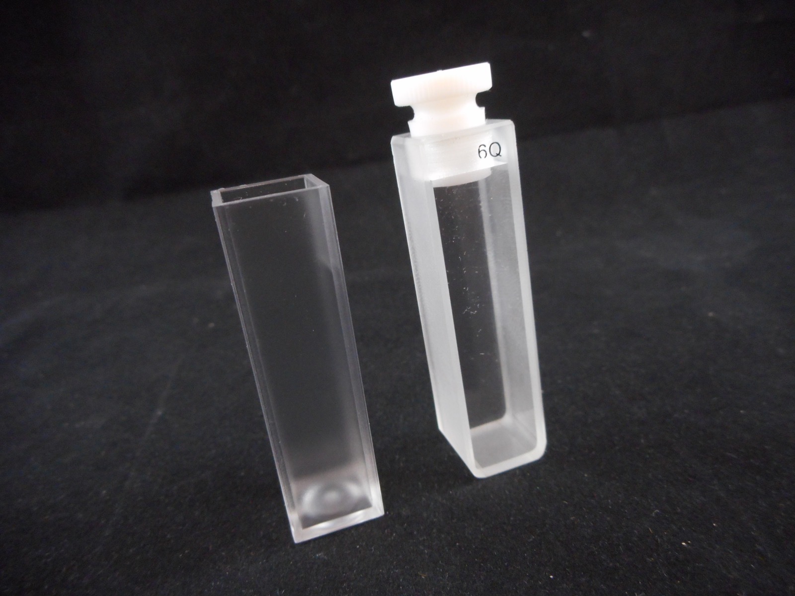 VWR Spectrophotometer Cell Ultraviolet Rectangular Stopper 10mm Light ...