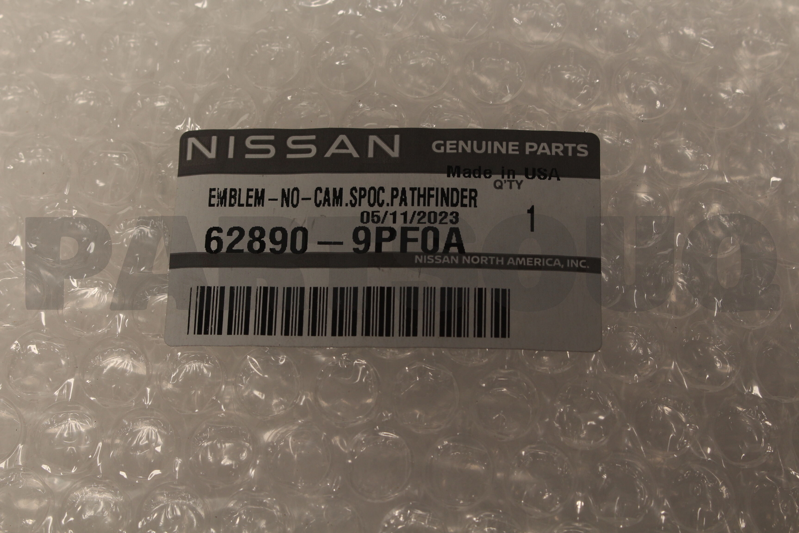628909PF0A Genuine Nissan EMBLEM FRONT 62890-9PF0A | eBay