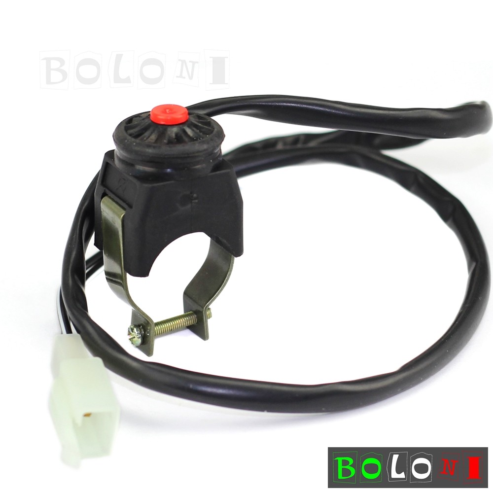 Dirt Bike Light Kill On/Off Switch Push Button For 7/8" Handlebar ...