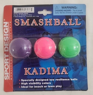 Beach Balls for Beachball Smashball Kadima Set of 3 Red Blue Yellow | eBay