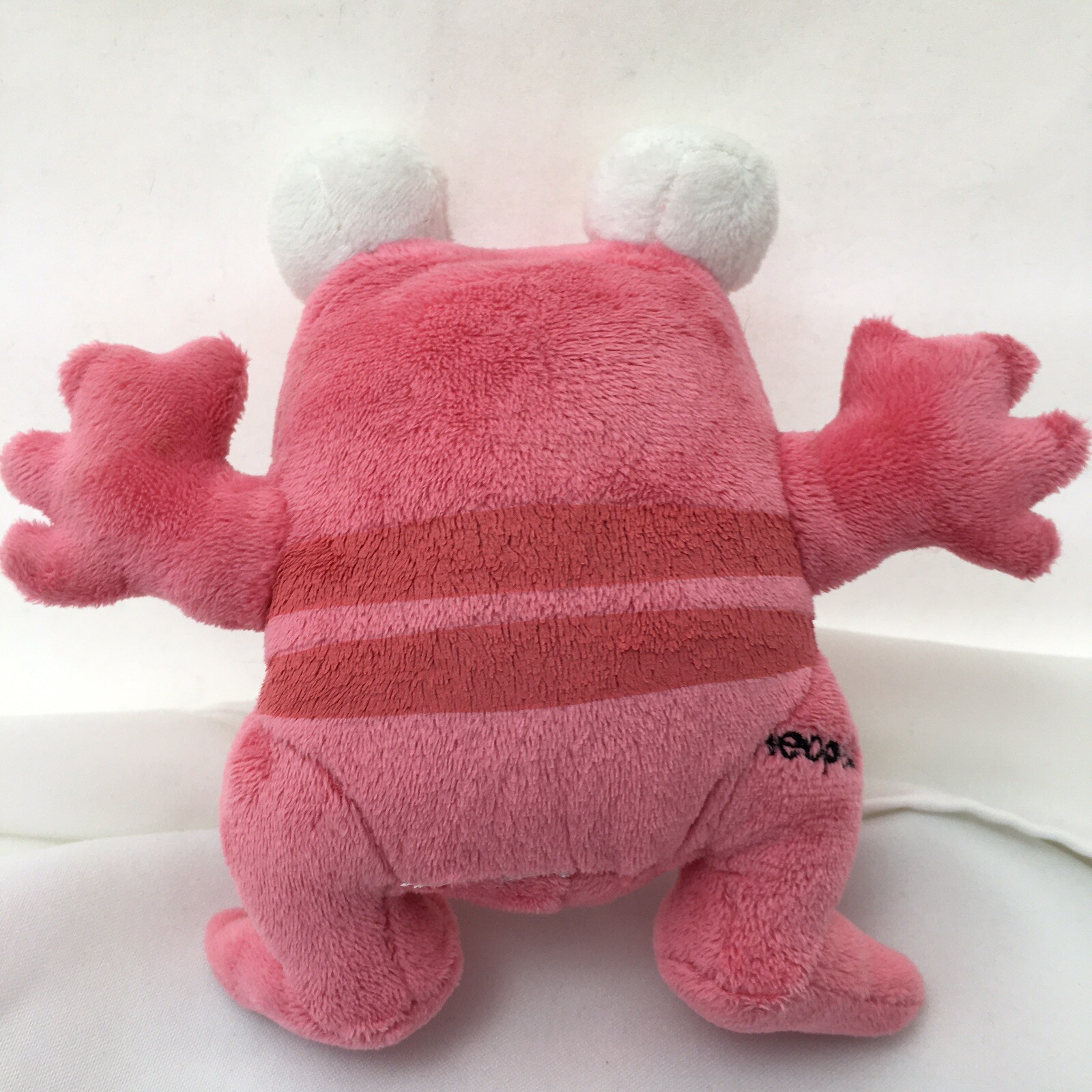 Neopets Quiggle Pink Brown Big White Eyes Arms Open Wide Plush 6" Toy ...