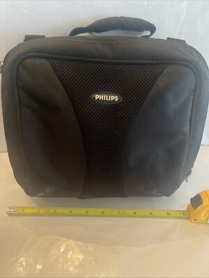 Philips Portable DVD Carrying Case Bag 11” x 9” x 3” - Dual Compartment ...