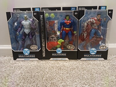 McFarlane DC Multiverse Platinum Chase Superman & Braniac Lot Of 3 | eBay